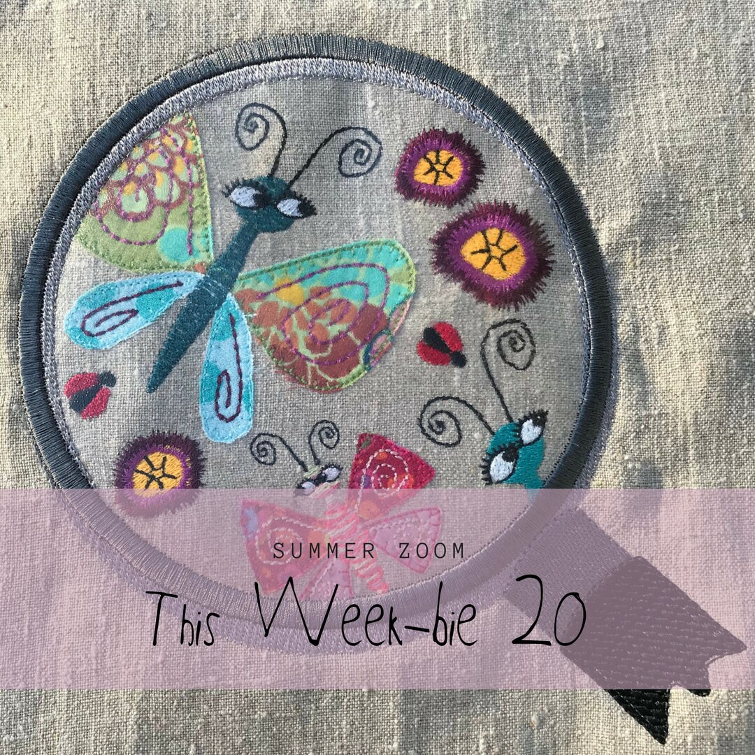 This Week-bie 20 ZOOM in on SUMMER - Machine Embroidered Magnifier ...