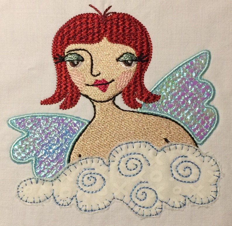 Angel 'Angelina' Adorable Glittery angel for | Etsy