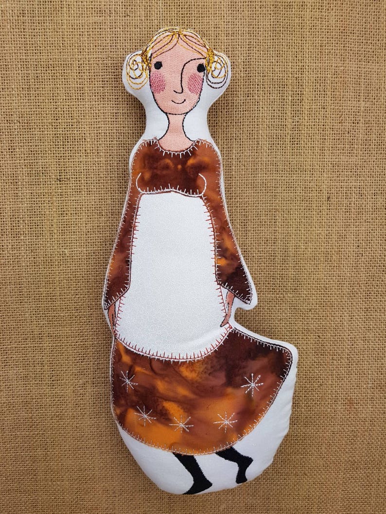 XTRA Large Angel Doll ZENNIA ITH Machine Embroidery Design | Etsy