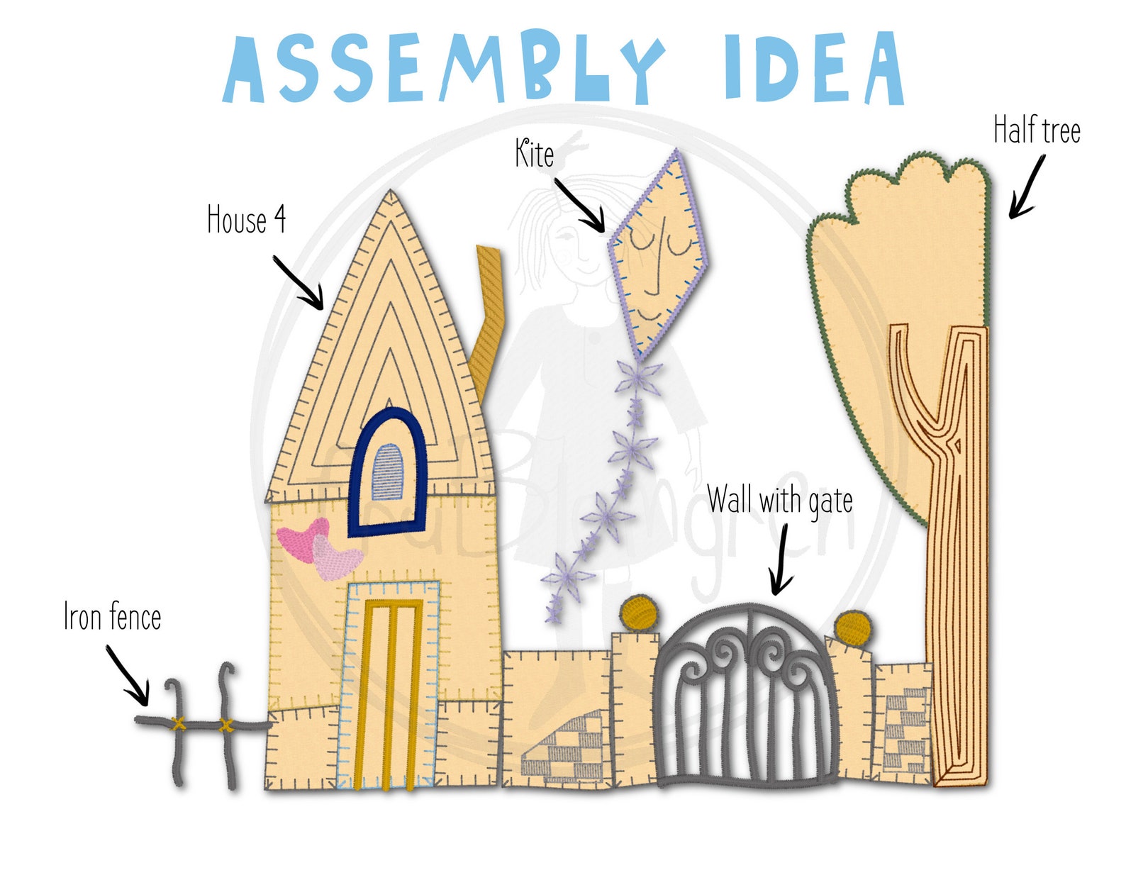 15 Hand Drawn Machine Embroidery Designs Connectors and - Etsy