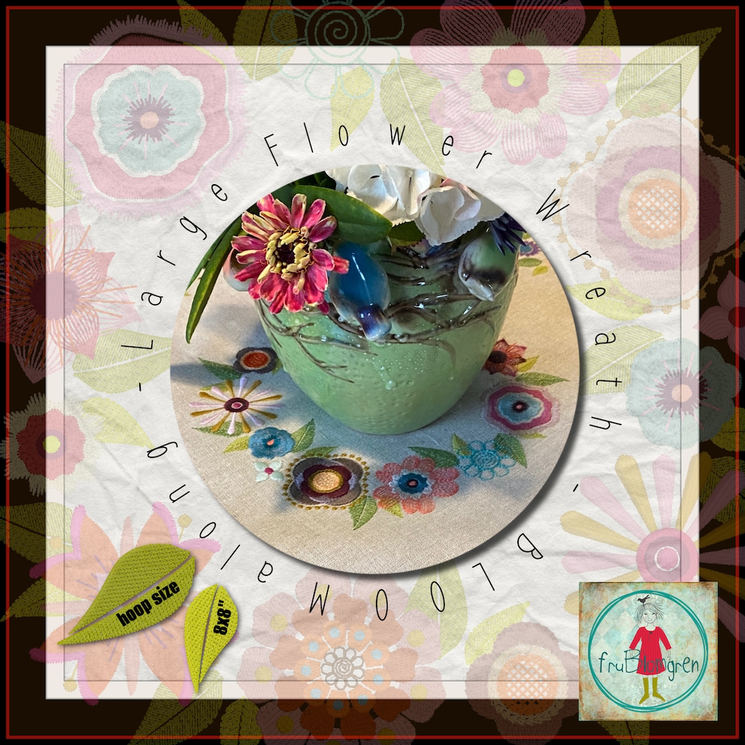 Large FLOWER Centerpiece - Bloomalong - a Beautiful, Hand Drawn Machine ...