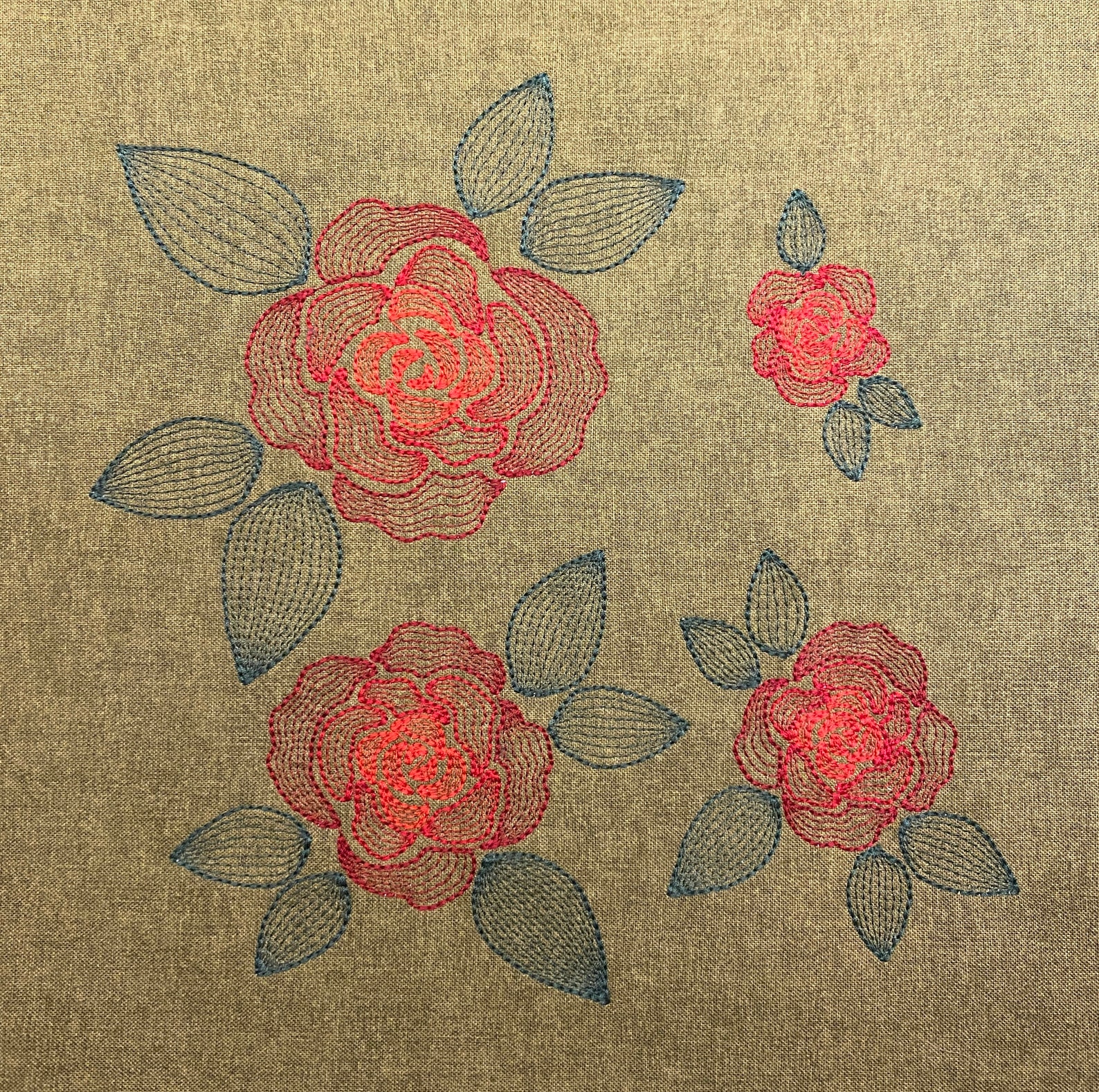 14 Roses Hand Drawn Machine Embroidery Designs Various - Etsy