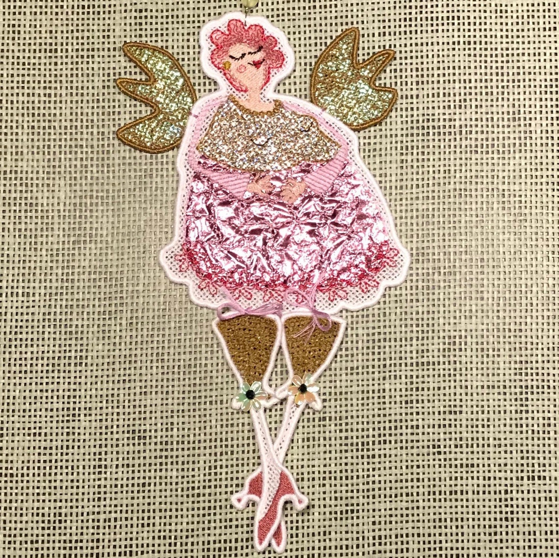 NICE ANGEL, Dressed in Shiny Foil - an Angel a Day - Dec 7th in ...