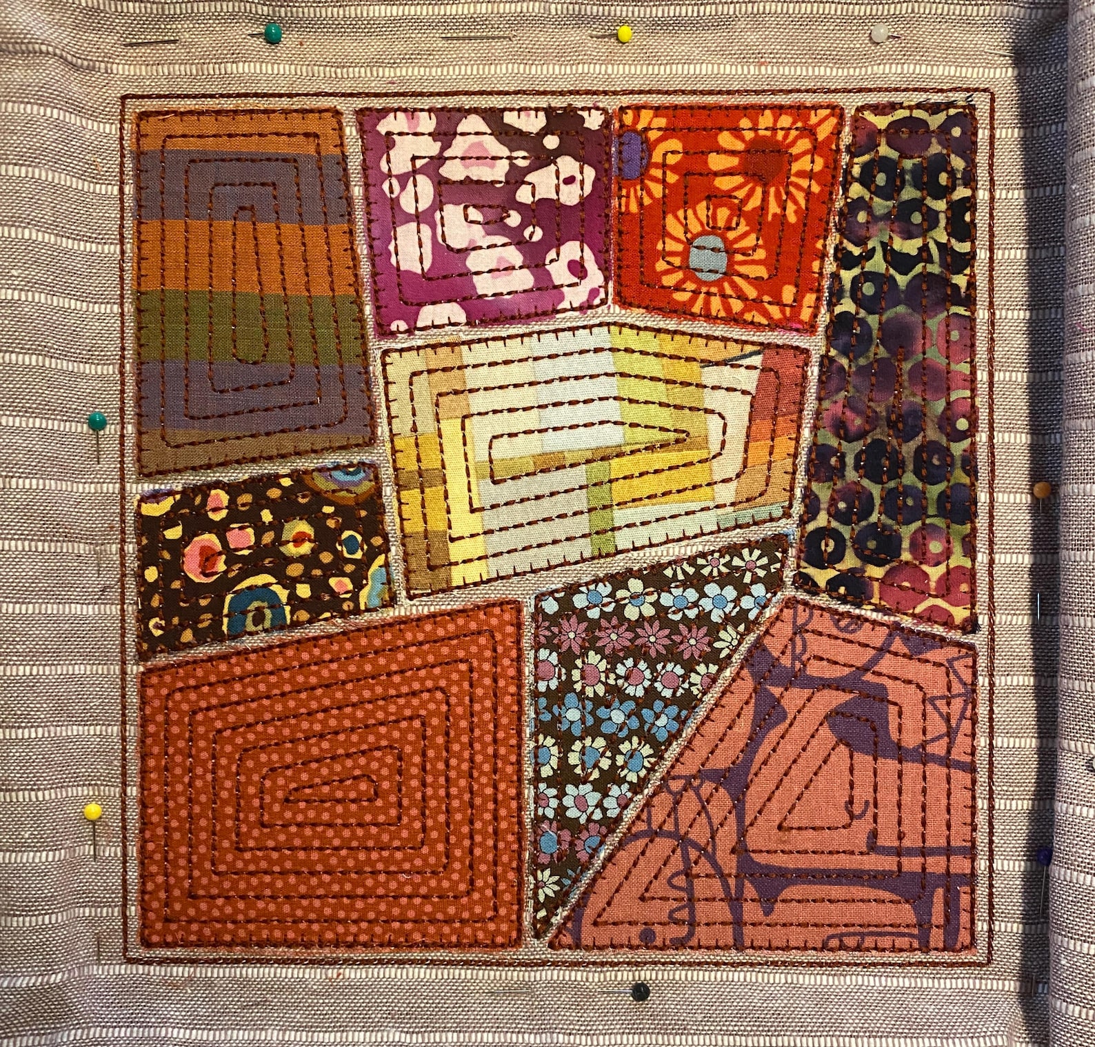 7 Sashiko Style Fabric Collages - Appliqué Designs to Make on Your ...