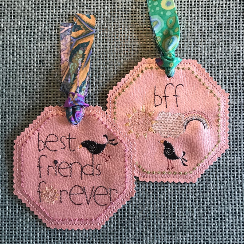 Big Bundle Bookmarks & Tags Ith_best Friends Forever - 20 Machine ...