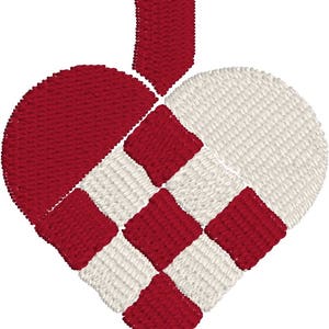 Traditional DANISH CHRISTMAS HEARTS in Rows and Circles... 8 Different ...