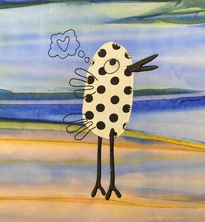 My Quirky Thumb Birds 3 Cute Machine Embroidery Designs for - Etsy