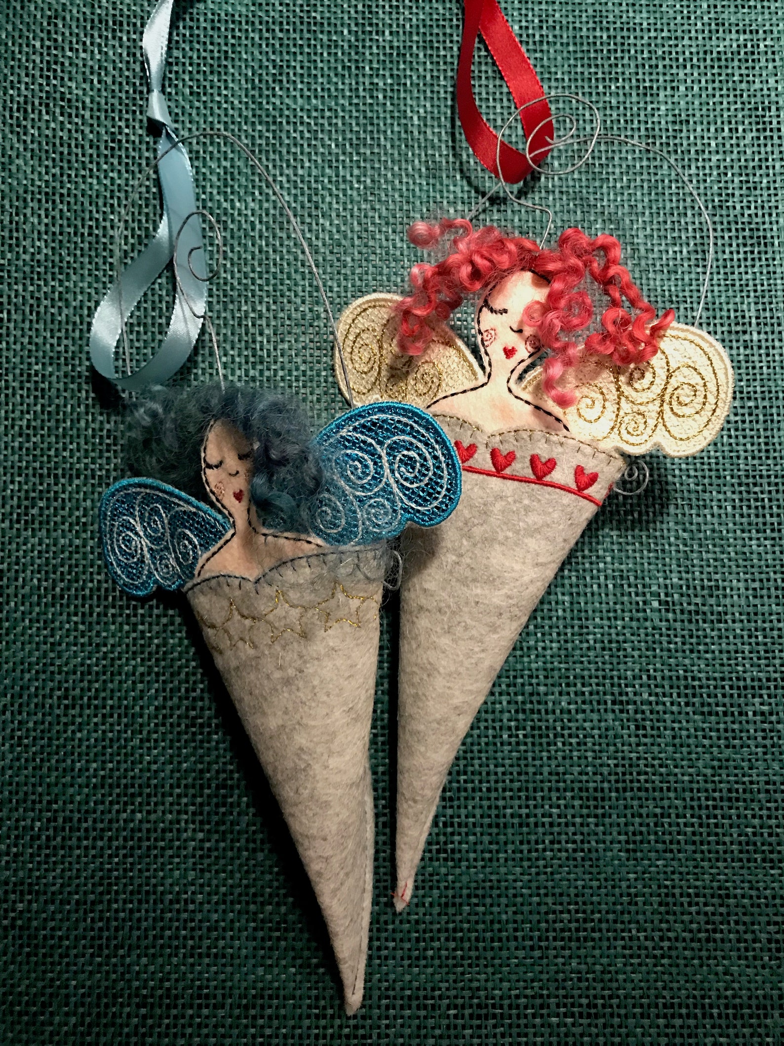 2 ANGEL CHRISTMAS Cones - December 18th in Frublomgren's Christmas ...