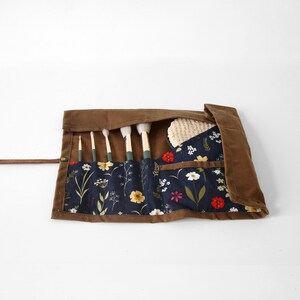 Artist Roll up Case for Brushes, Artist Organizer, Case Organizer ...