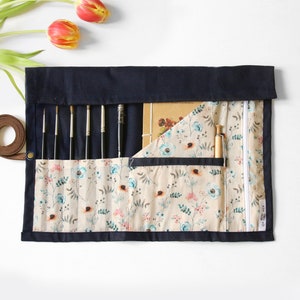 Artist Roll up Case for Brushes, Artist Organizer, Case Organizer ...