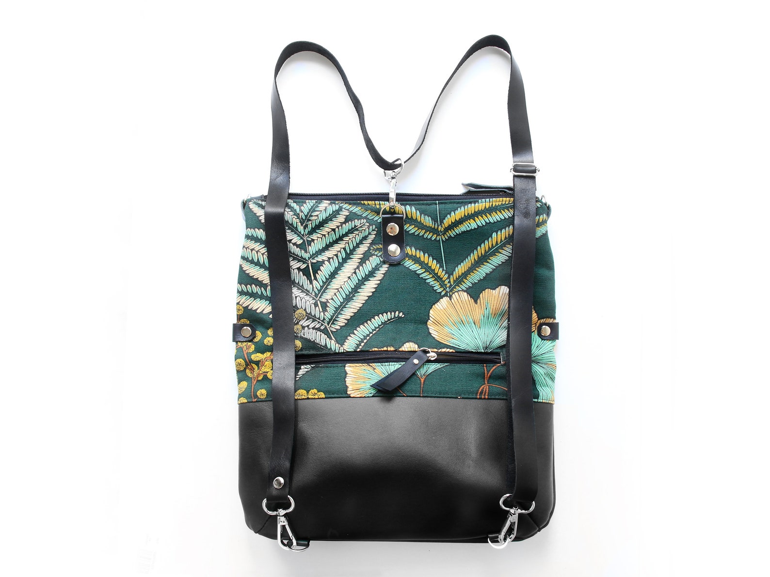 Convertible Backpack Into a Foldover Bag and Tote Bag Canvas | Etsy