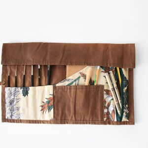 Artist Roll up Case for Brushes Artist Organizer Case - Etsy