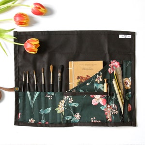 Artist Roll up Case for Brushes, Artist Organizer, Case Organizer ...