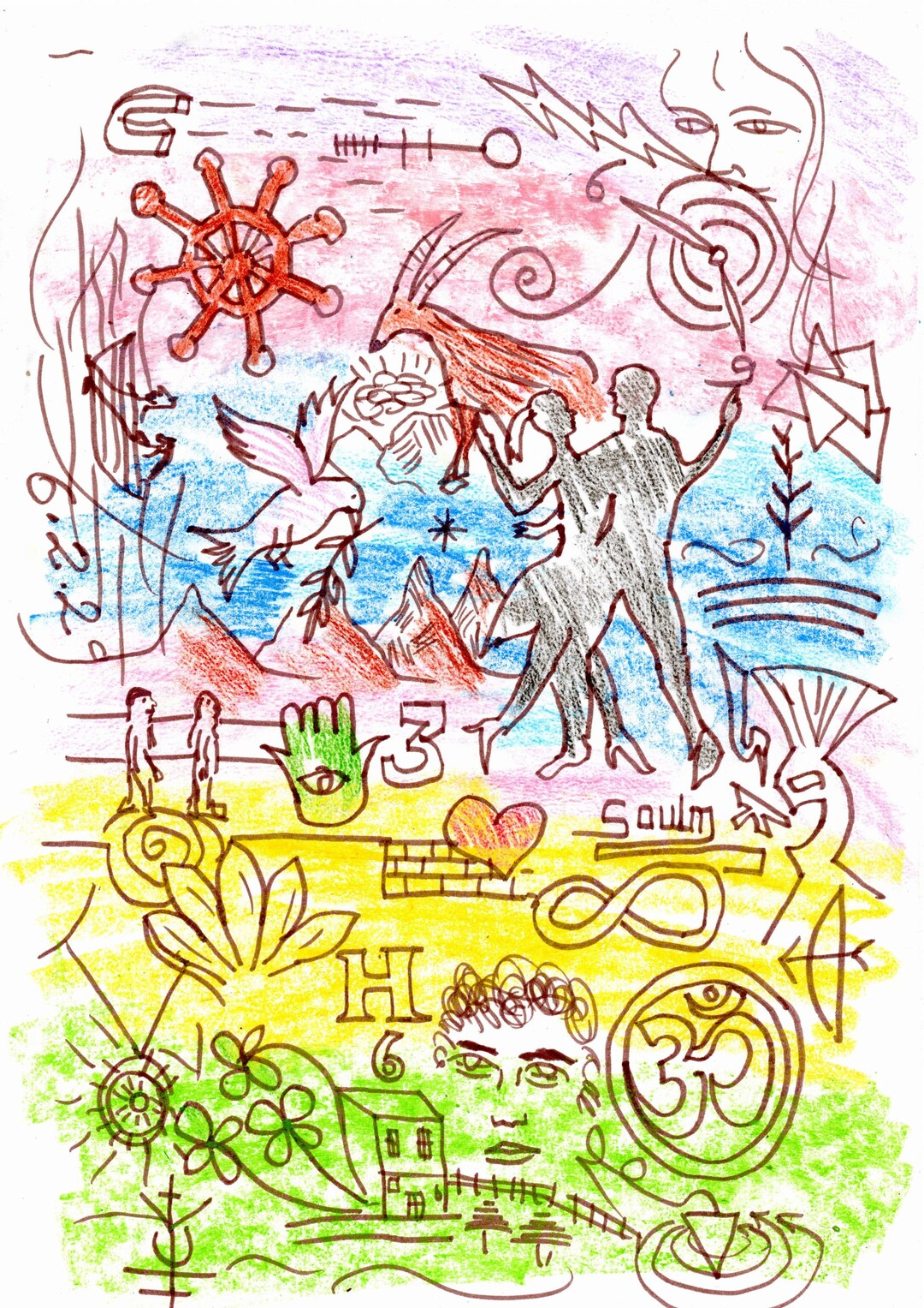 I Will Draw Your Destiny Map , Intuitive Spiritual Art (digital ...
