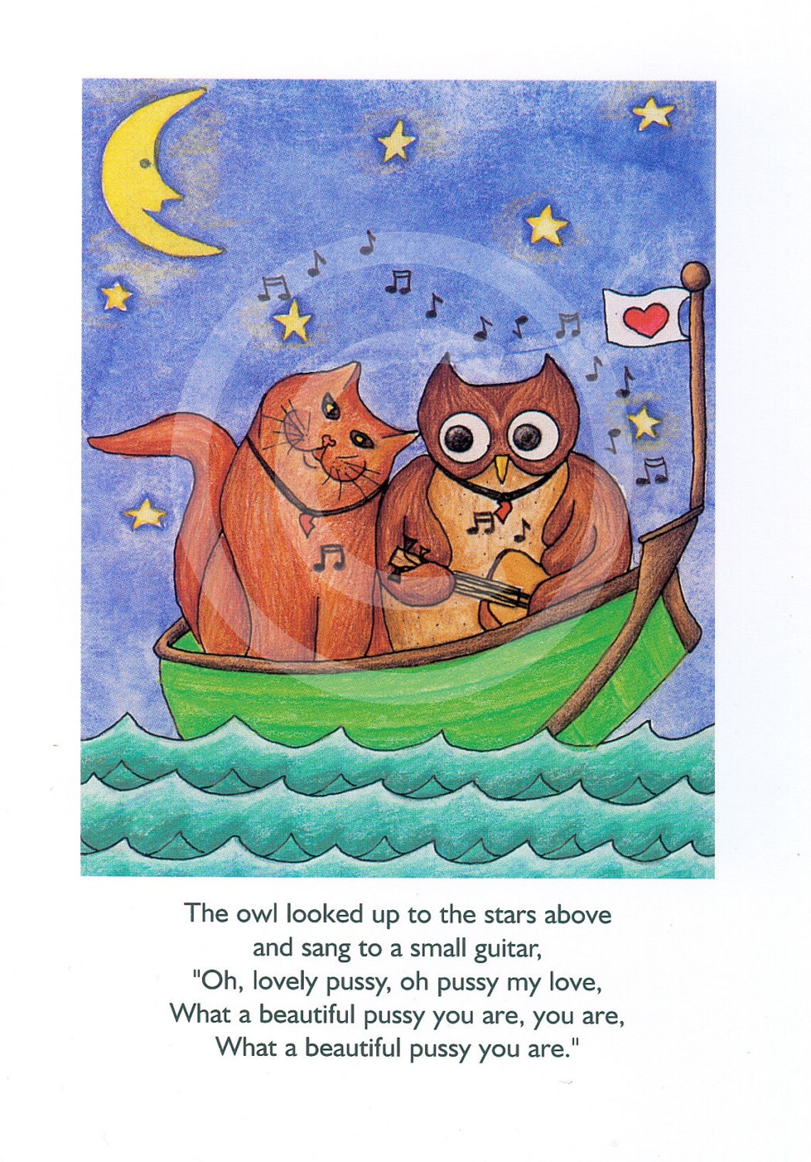 The Owl and the Pussycat, 02 - Limited Edition - 8 X 6 Inches ...