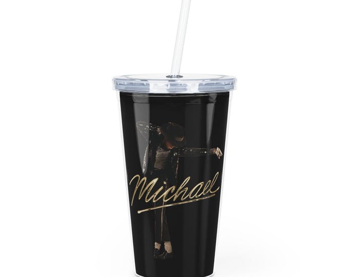 Michael Jackson Biopic Cinema Cup Plastic Tumbler With Straw | Movie ...