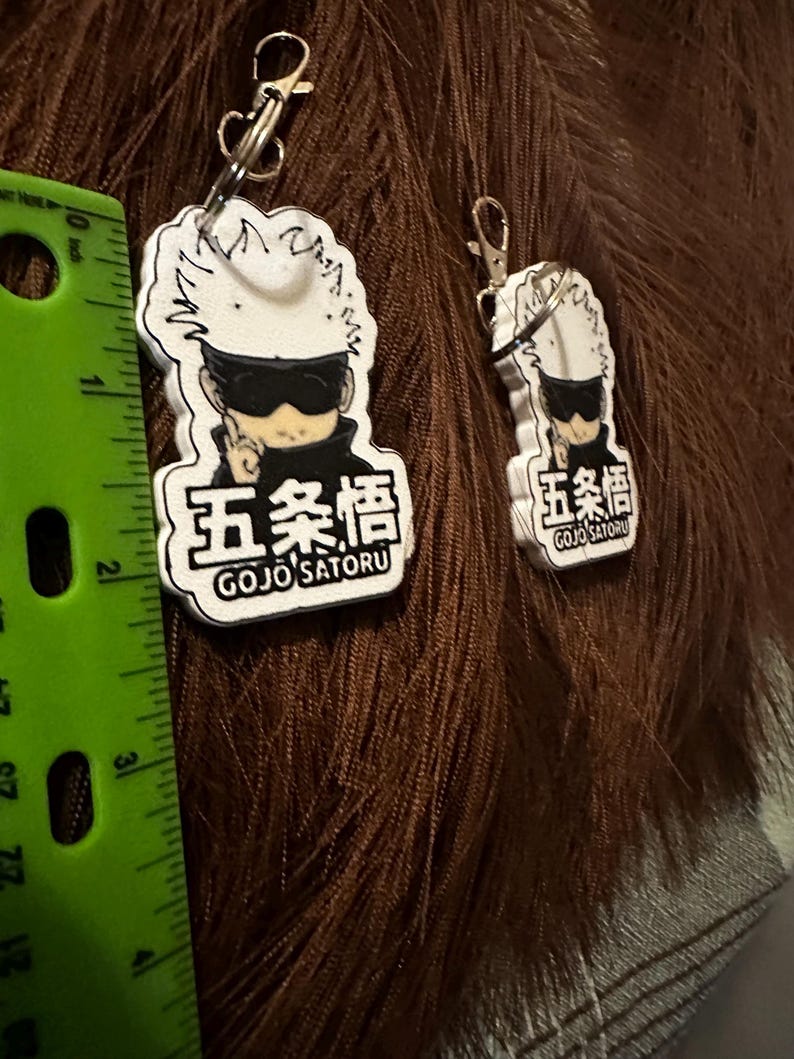 Gojo Satoru Keychain - Etsy