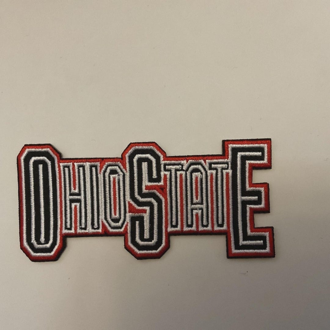 Ohio State Embroidered Wordmark Patch - Etsy