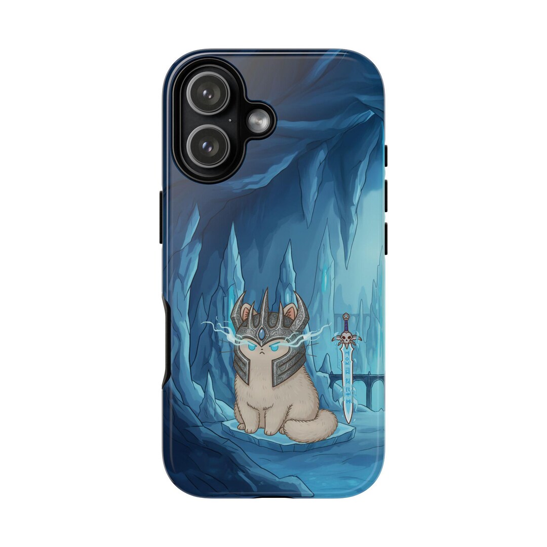 Death Knight Cat Aesthetic Phone Case - Tough Cases - Etsy