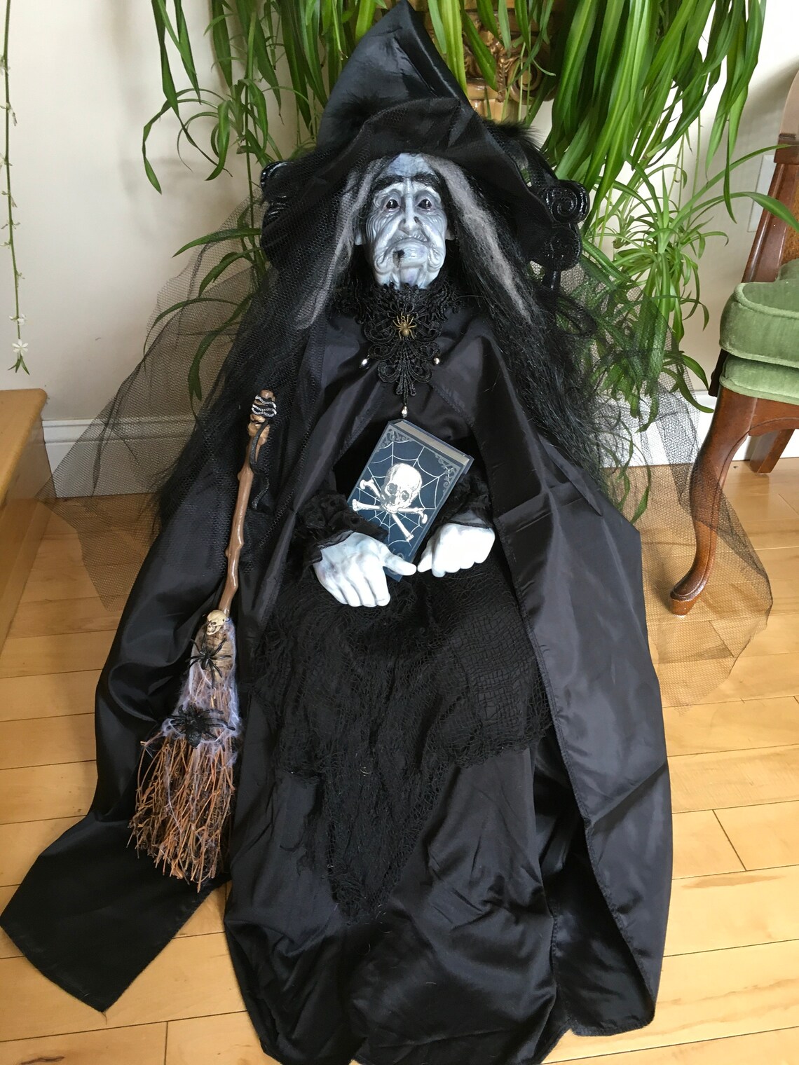 Creepy Witch Doll Old Hag Horror Doll Ooak Witch Etsy