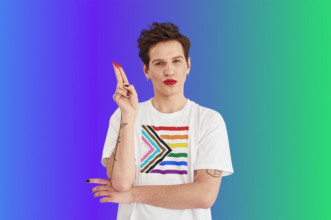 Progress Pride Flag Stripe Variation Unisex Softstyle T-shirt, Gay ...