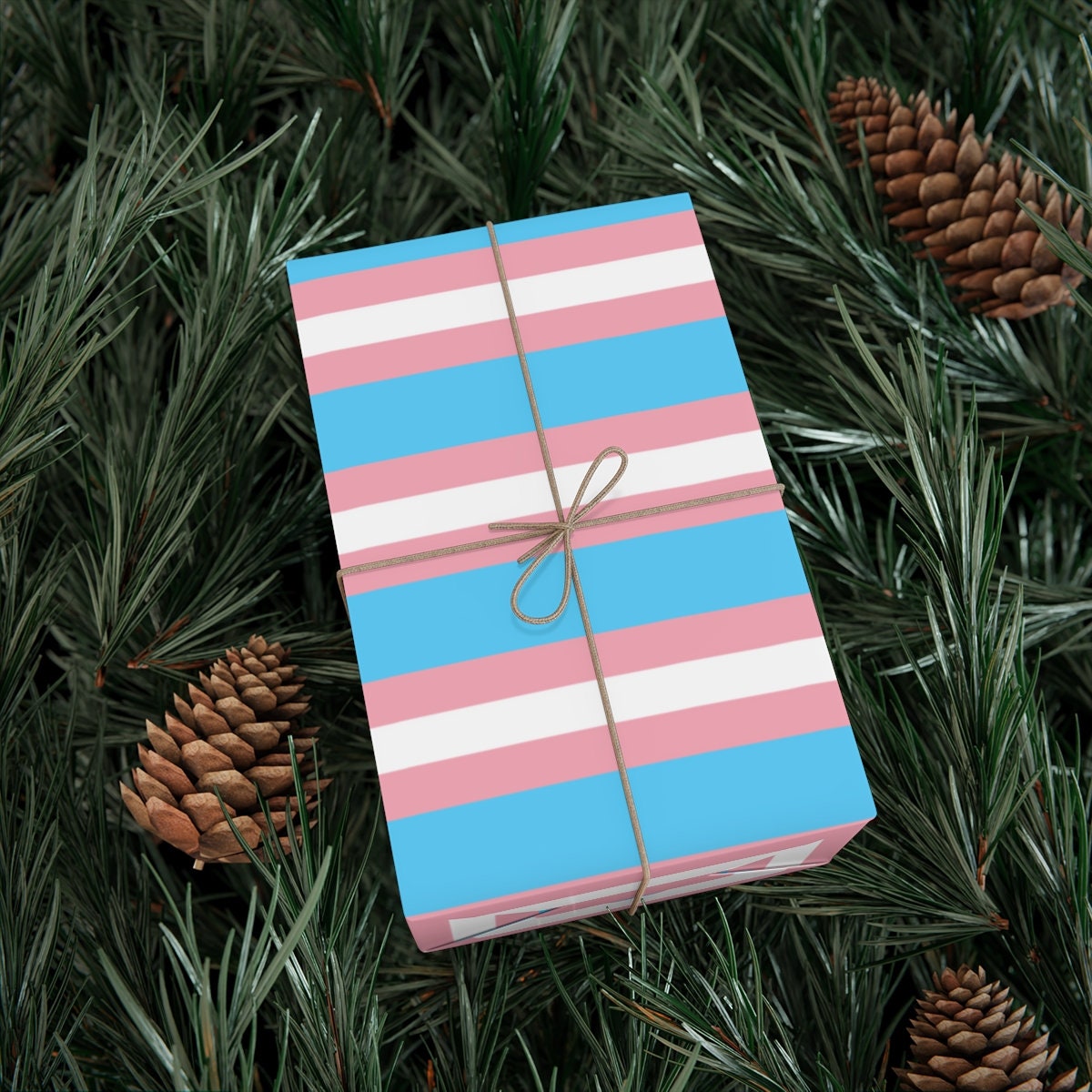 Transgender Pride Flag Gift Wrap Paper Transgender Pride - Etsy