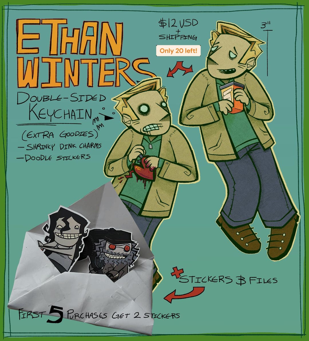 RE8 Ethan Winters Keychain - Etsy