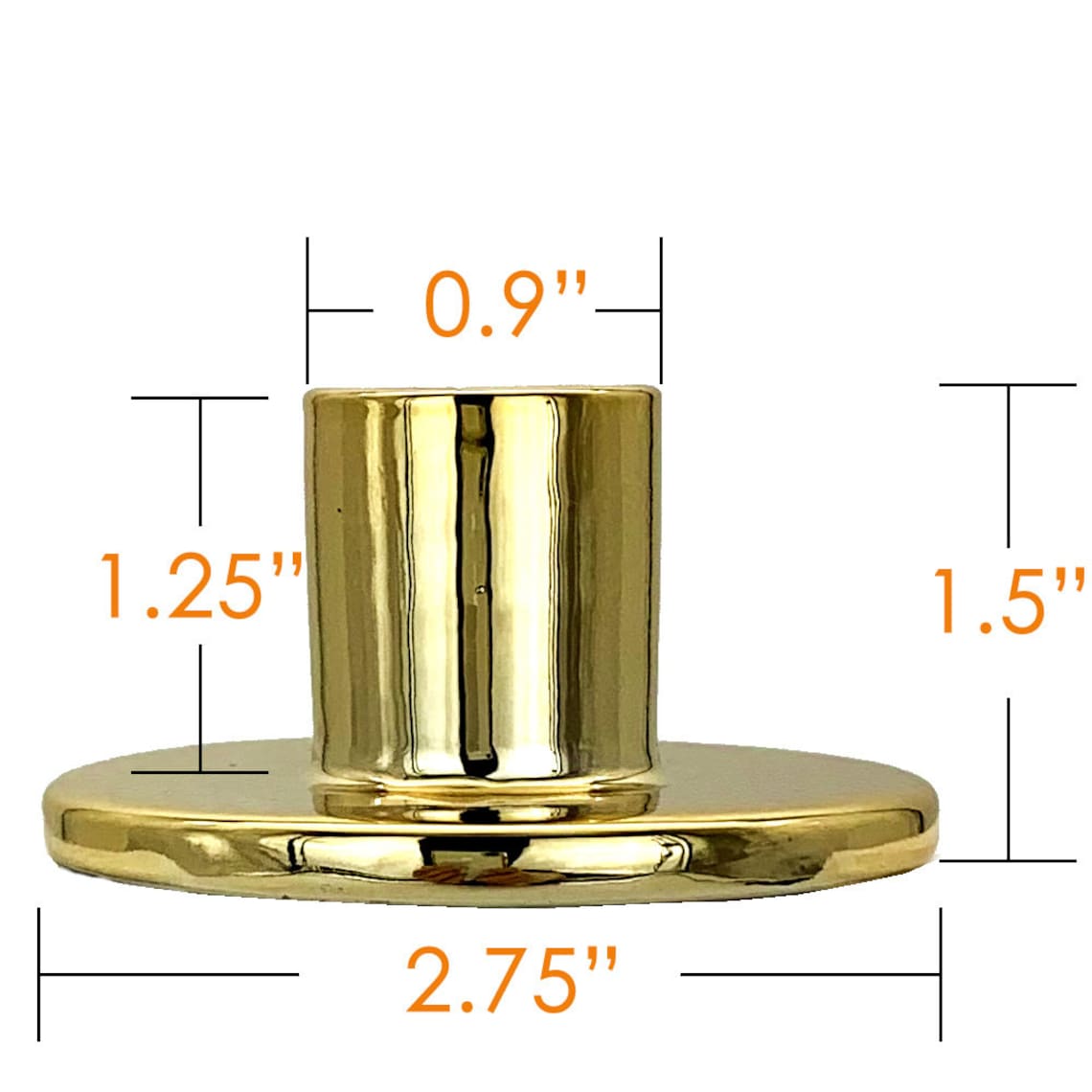 Taper Candle Holder Ceramic Minimalist H-1.5 Ceramic - Etsy