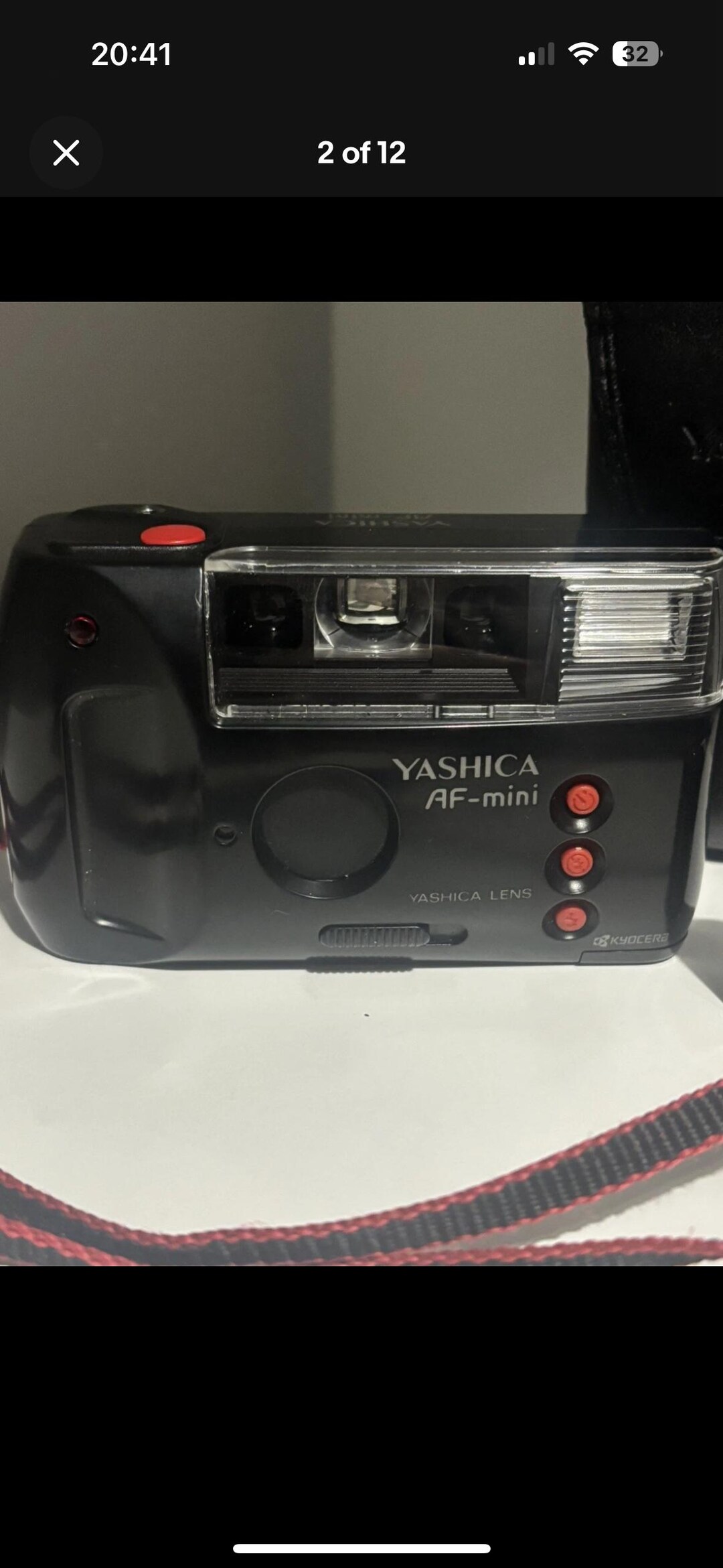 Yashica Aw-mini AF 35mm Point and Shoot Film Camera, Original Case ...