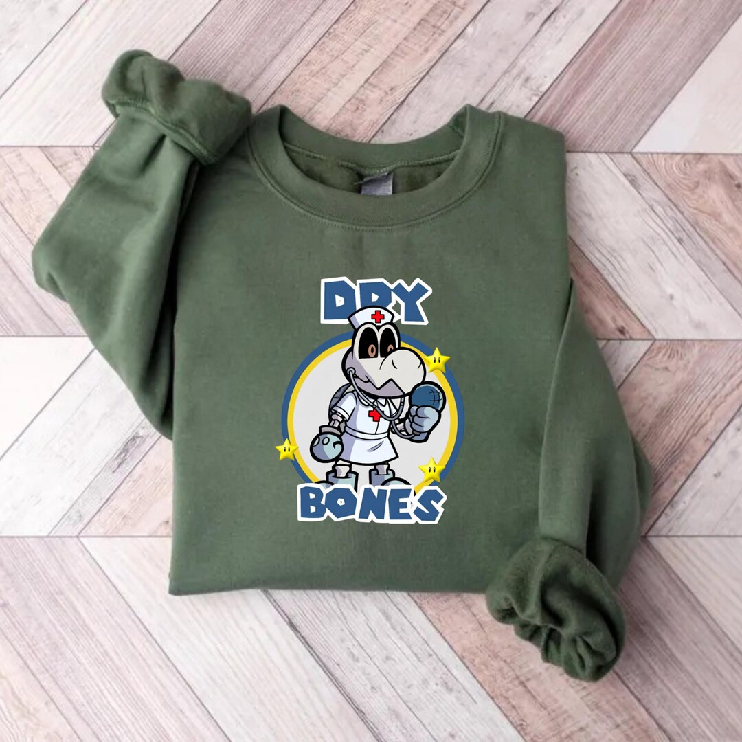 Nurse Dry Bones Hoodie, Orthopedic Nurse Gift, Dr Mario Squad Shirt ...
