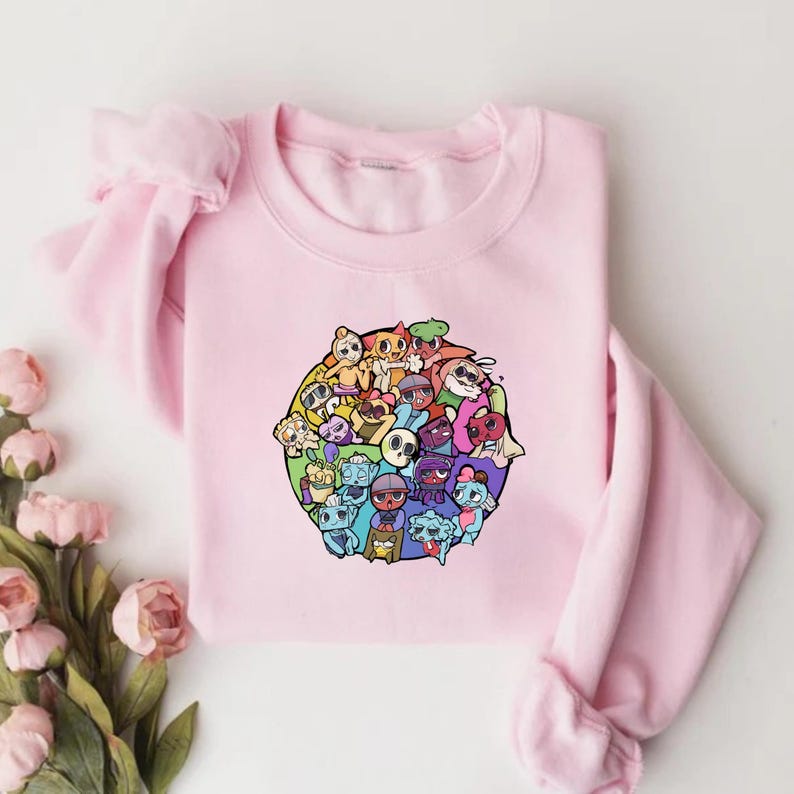 The Amazing Digital Circus Hoodie TADC Cast Sweatshirt Pomni Jax ...