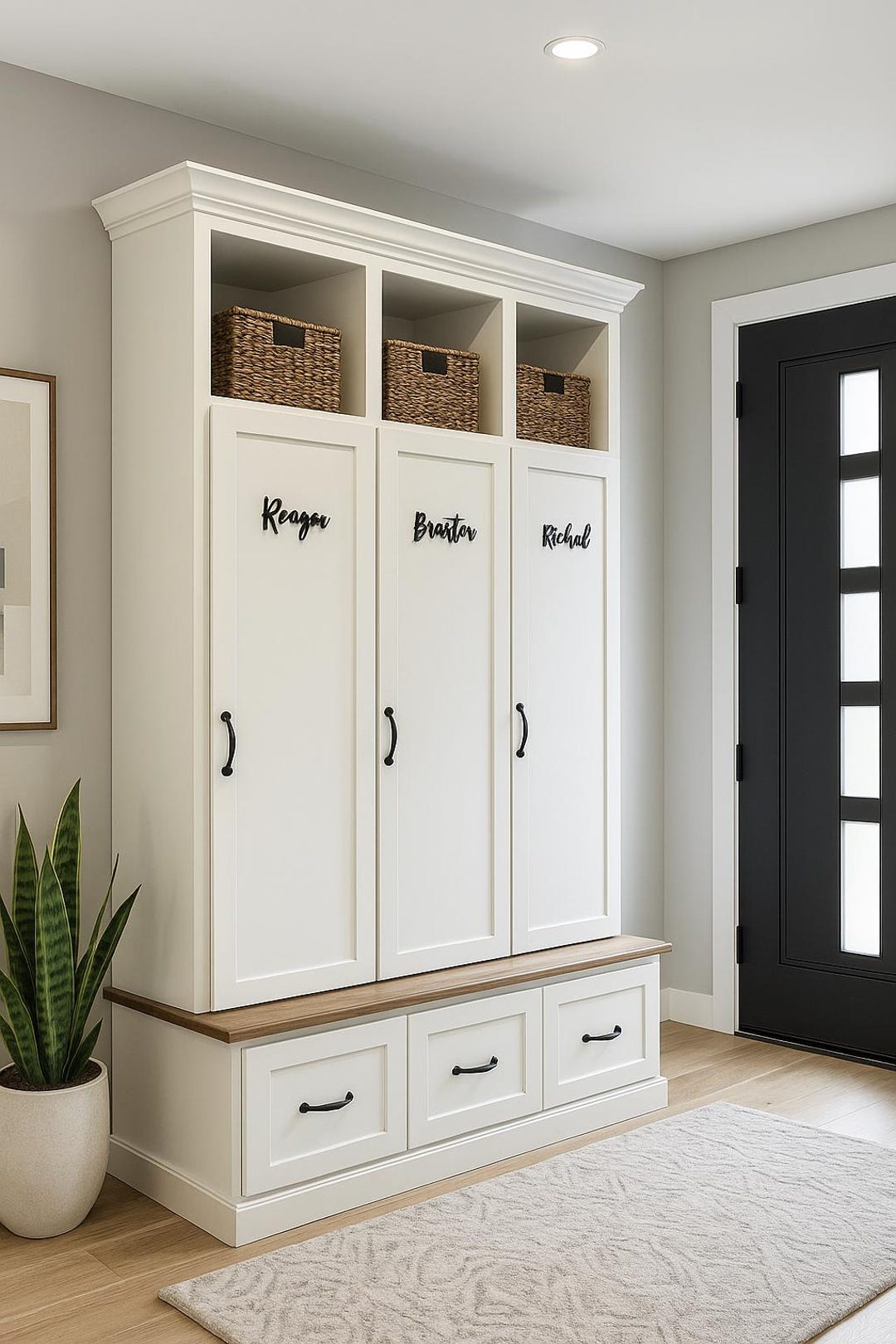 Maryland Handcrafted Mudroom Hall Tree: Entryway Bench, Coat Rack ...