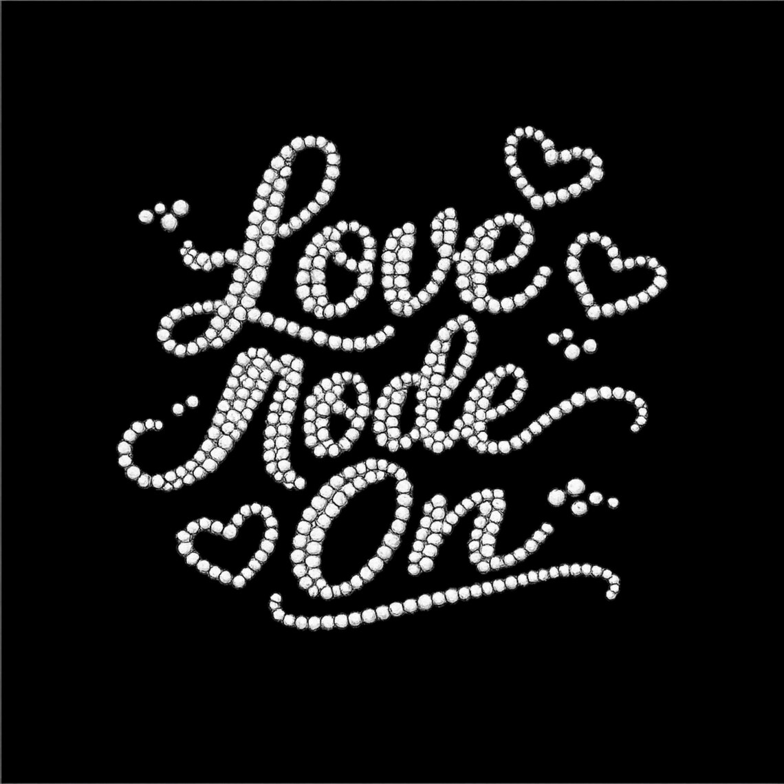 Love Rhinestone Png Bundle – Heart Rhinstones , Love Bling Design ...