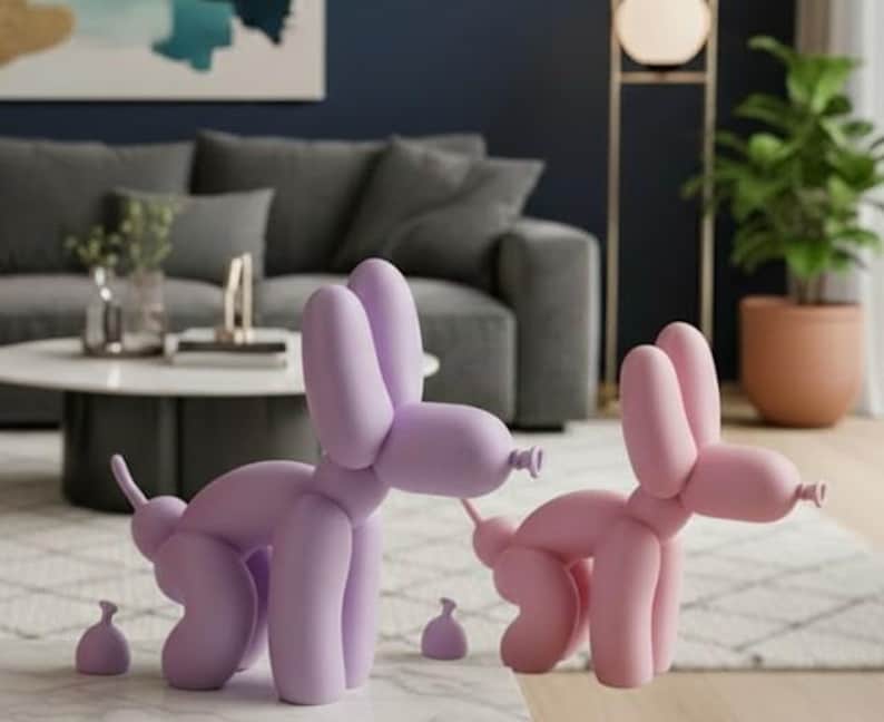 The Pooping Balloon Dog - Balloon Animal - Multiple Sizes - Etsy