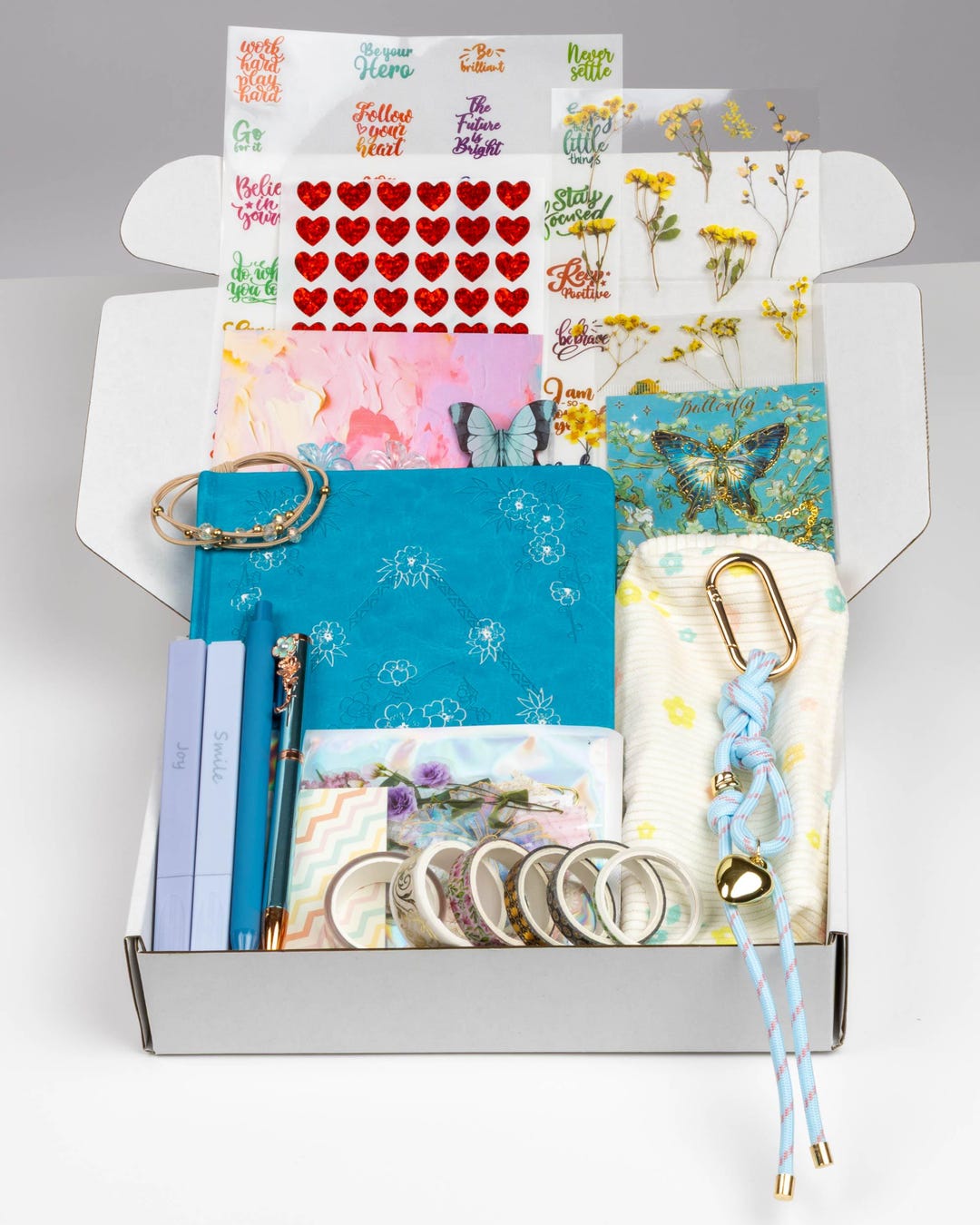 Dot Grid Notebook Gift Set for Women | A5 Bullet Journal Kit ...