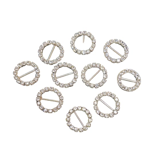 Rhinestone Ribbon Sliders