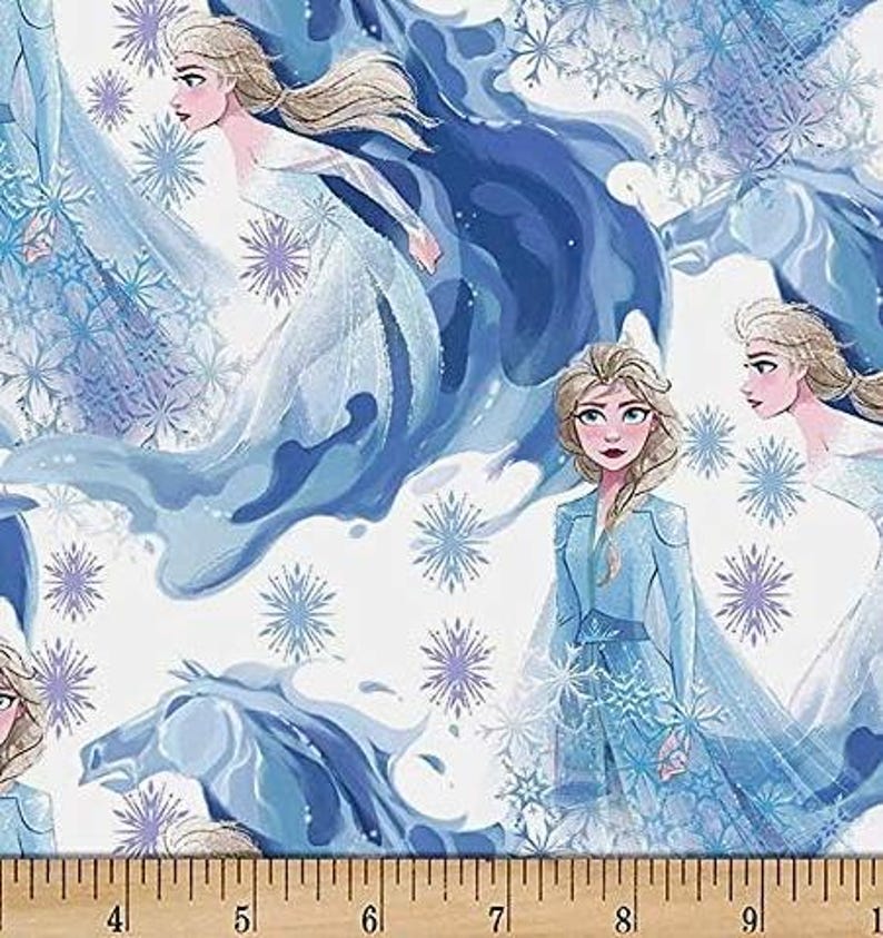 Frozen Fabric Elsa & Anna Fat Quarter Frozen 2 Fabric - Etsy