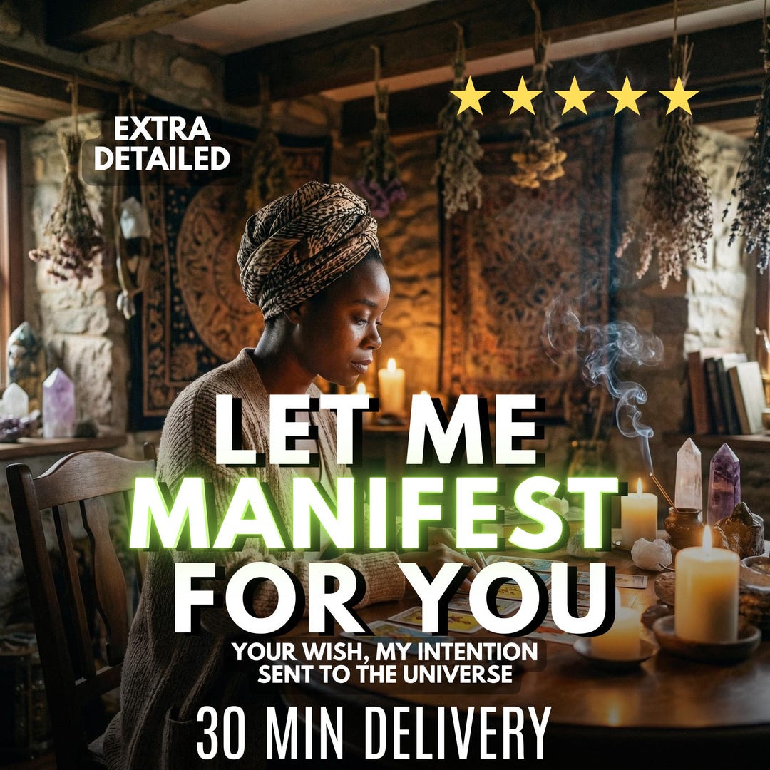 Let Me Manifest for You, Medium Reading, Psychic Reading, Personalized ...