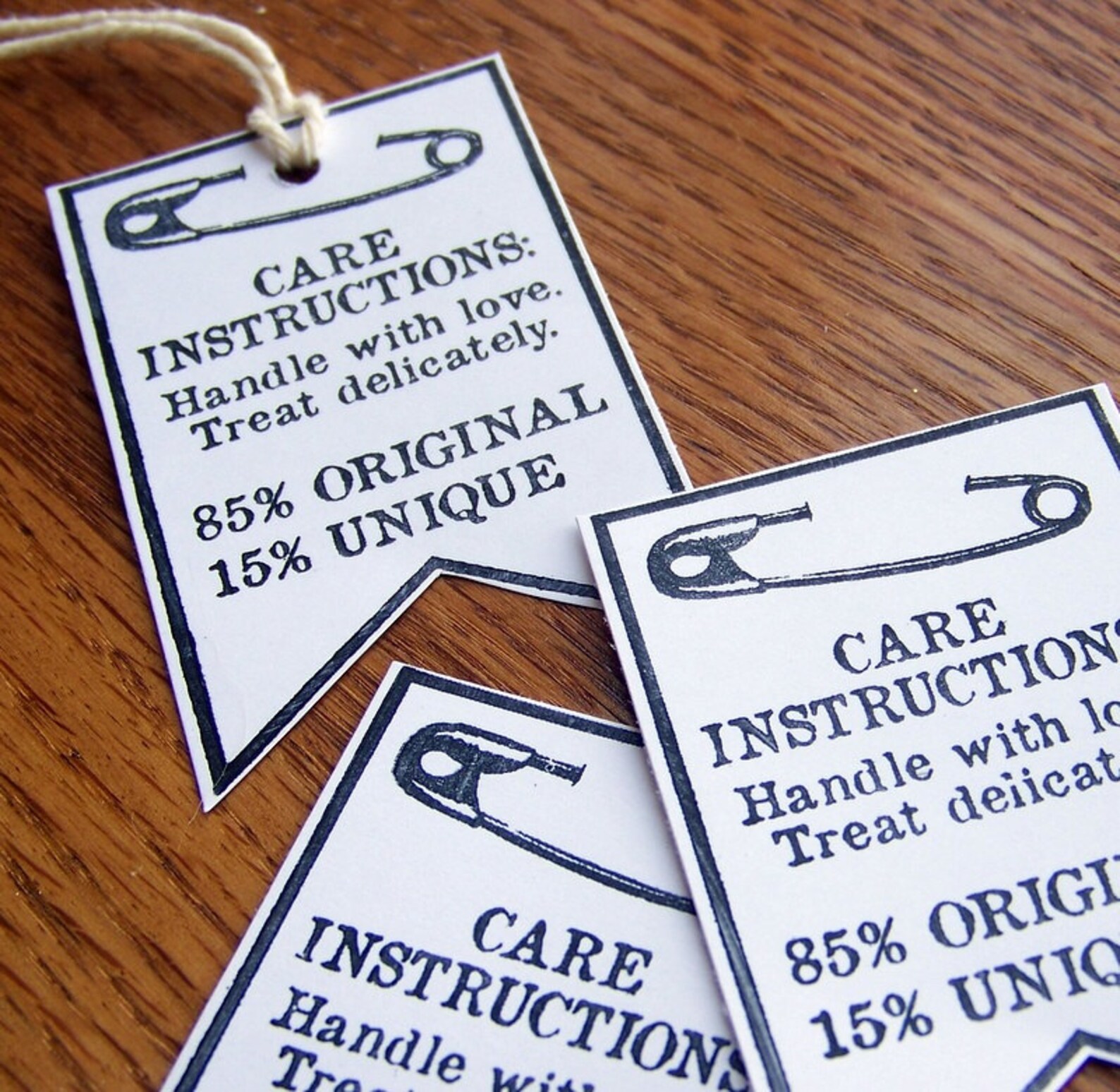 Tags Care Instruction Handmade Item Handmade Seller Tag - Etsy