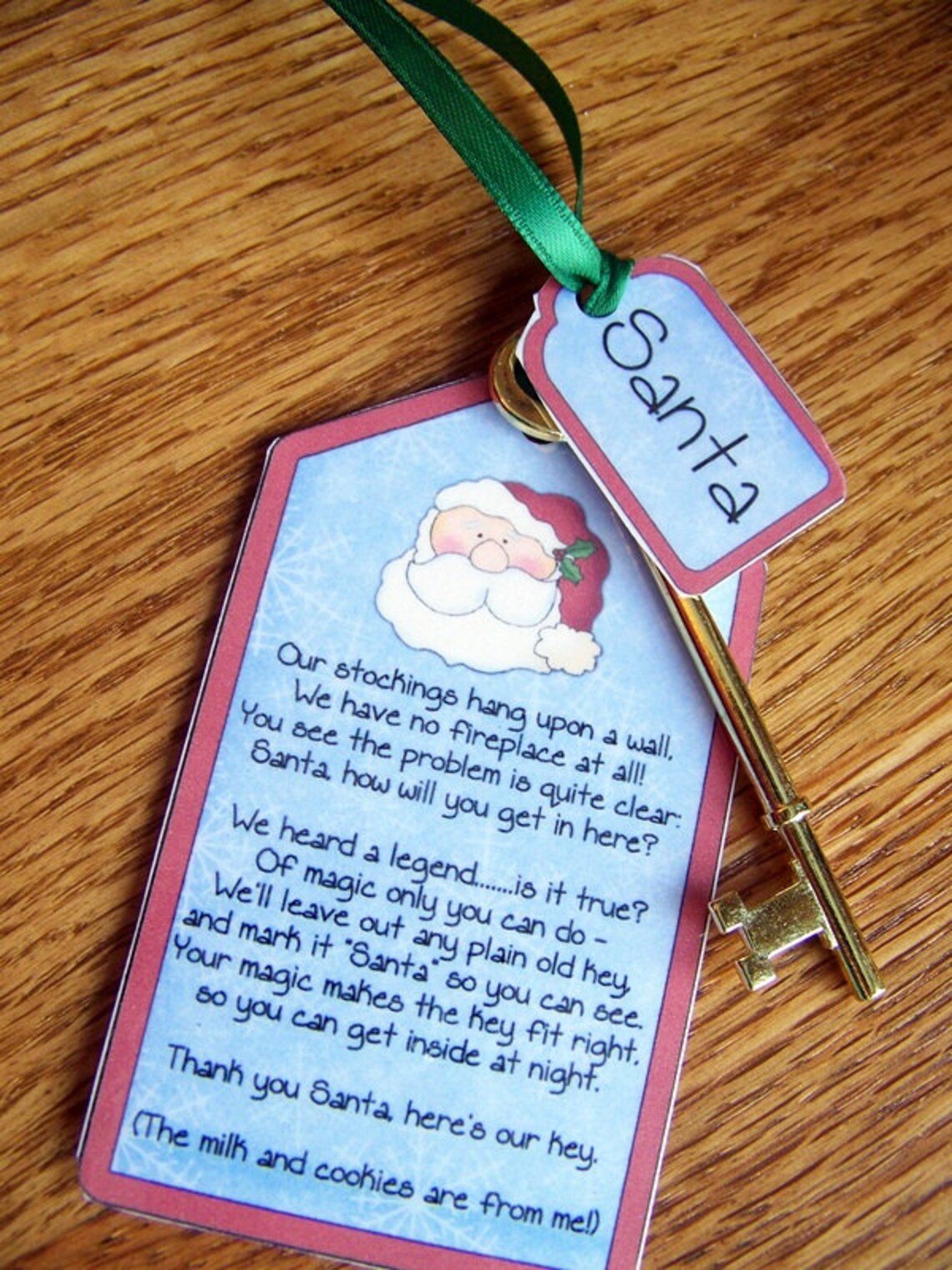 Santa Key Ornament Santa Key - Etsy