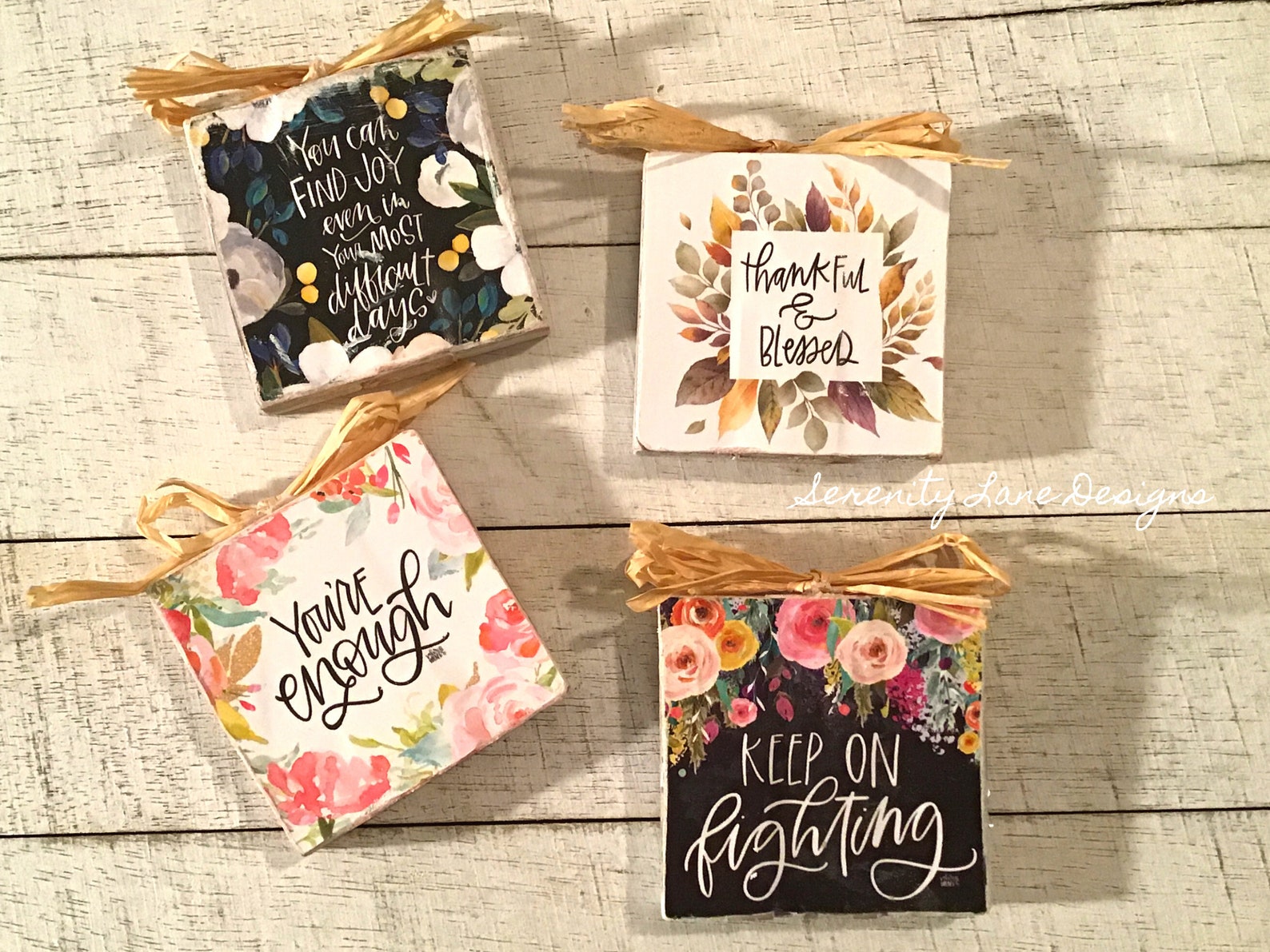 Inspirational Quotes shelf Sign Shelf Sitter Rustic Decor - Etsy