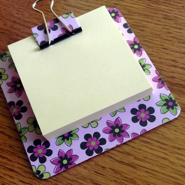 Purple Sticky Note Holder - Etsy