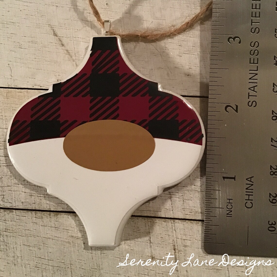 Gnome Ornaments Set of 3 Arabesque Tile - Etsy