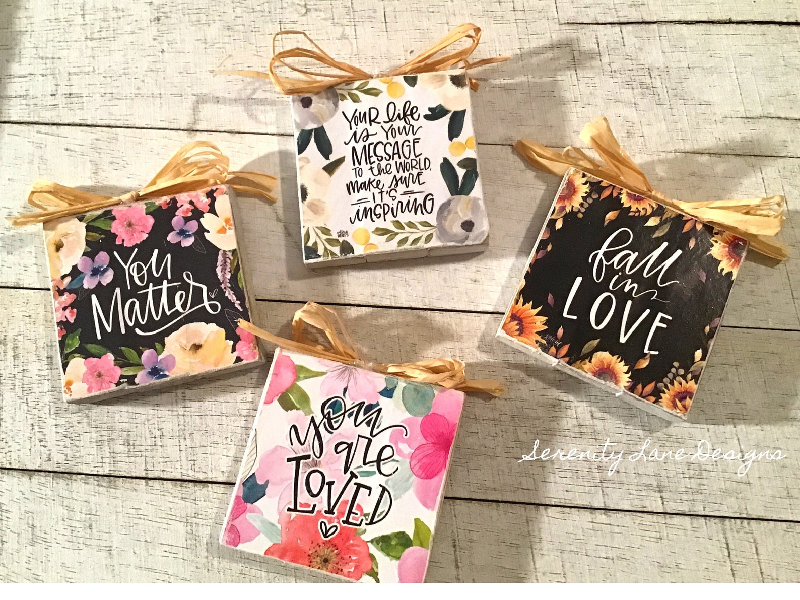 Inspirational Quotes shelf Sign Shelf Sitter Rustic Decor - Etsy