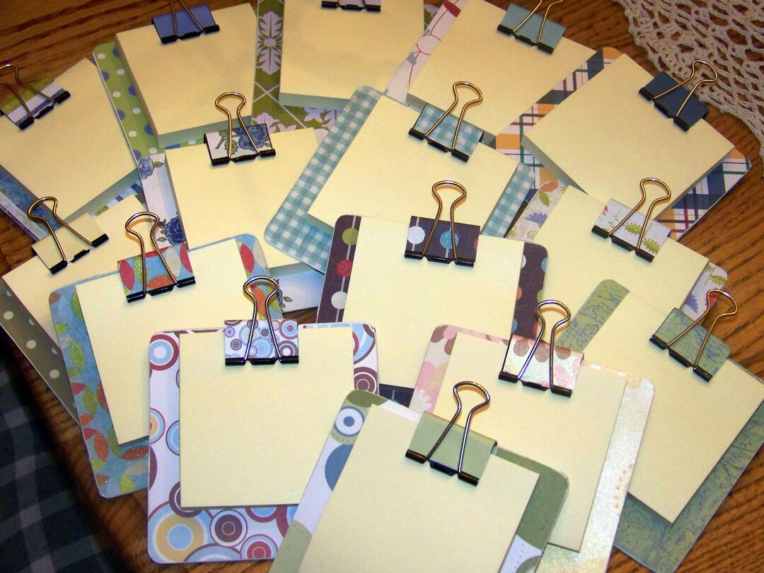 Sticky Note Holder, Mini-clip Board, Magnetic Memo Holder -- Assorted ...