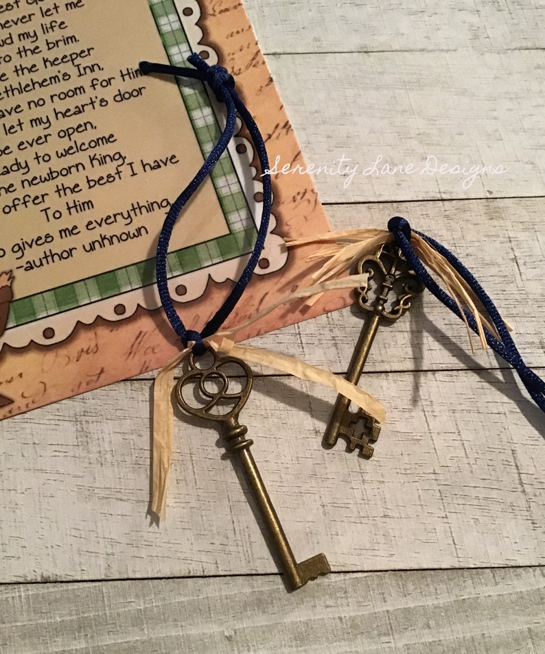 Innkeepers Key Ornament, Reason for the Season, Christmas Poem - Etsy