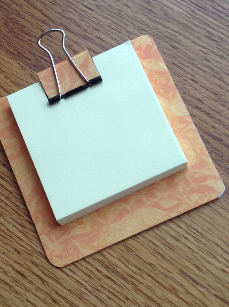 Sticky Note Holder Mini-clip Board Magnetic Memo Holder - Etsy