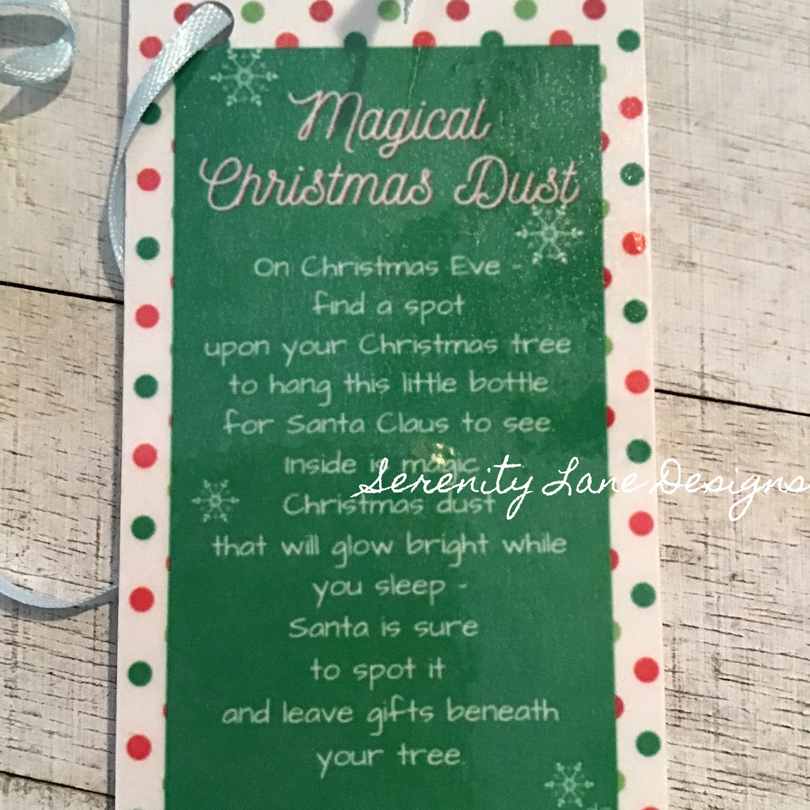 Magical Christmas Dust Santa Signal Glow in the Dark - Etsy