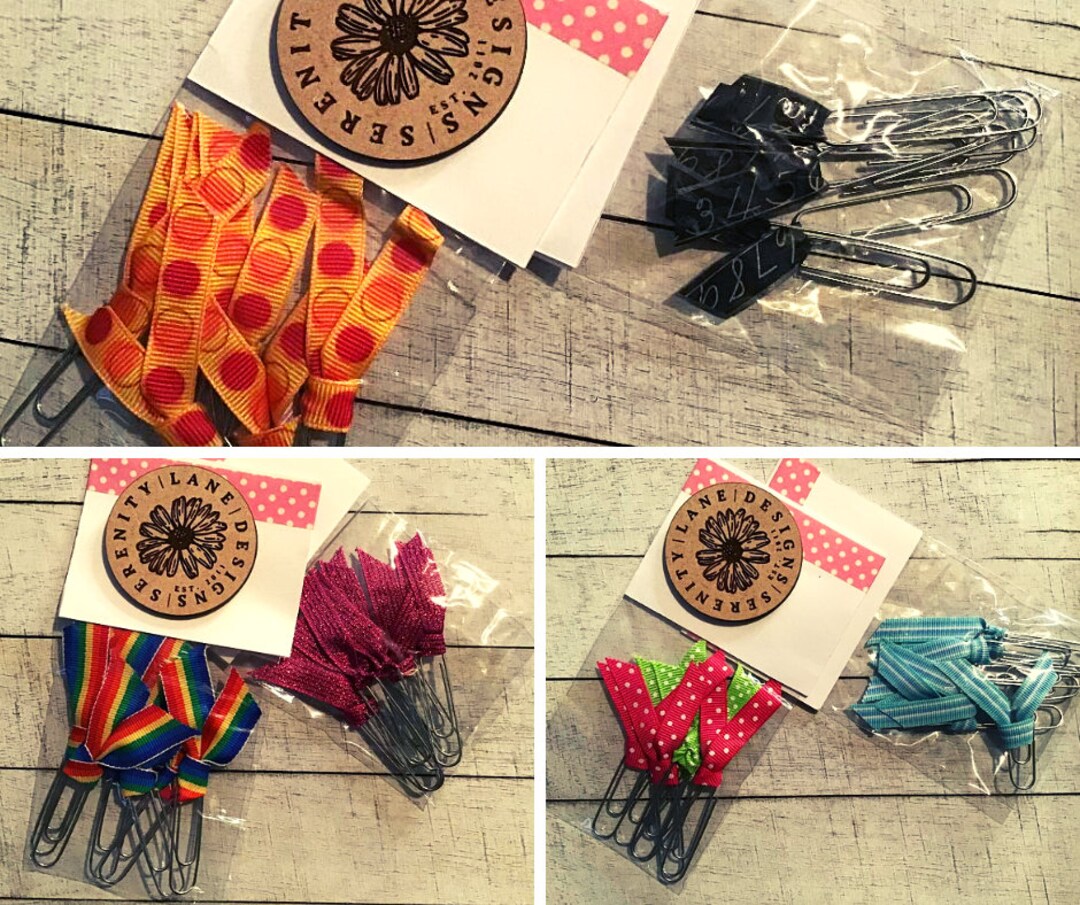 Decorative Paperclips for Journals, Books and More Design Choices - Etsy