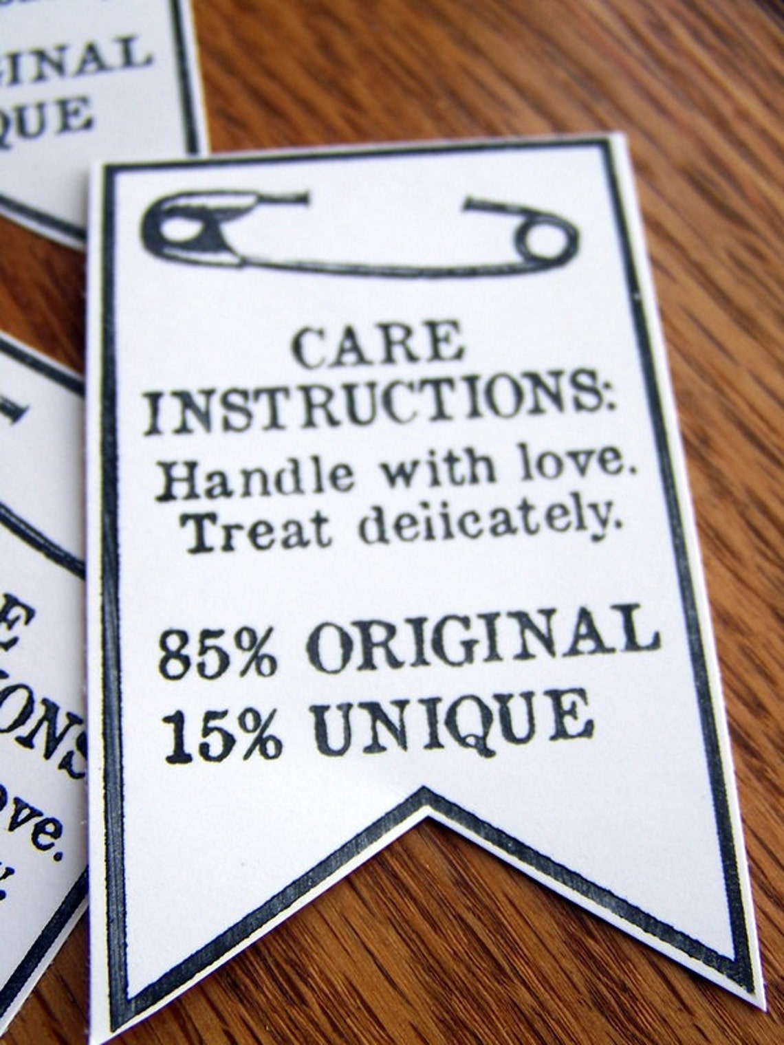 Tags Care Instruction Handmade Item Handmade Seller Tag - Etsy